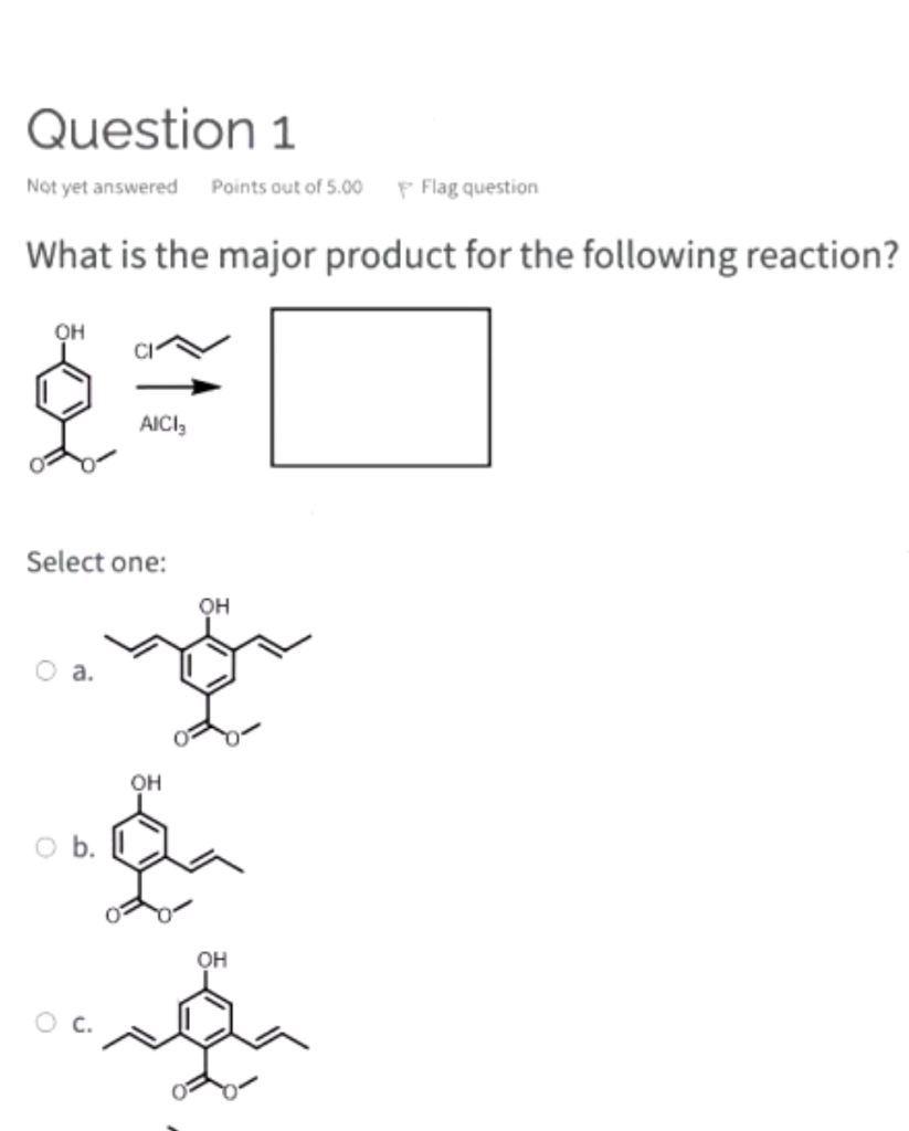 Solved Question 1 Not yet answered Points out of 5.00 P Flag | Chegg.com
