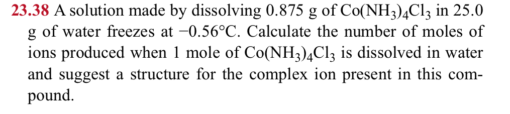 Solved A solution made by ﻿dissolving | Chegg.com
