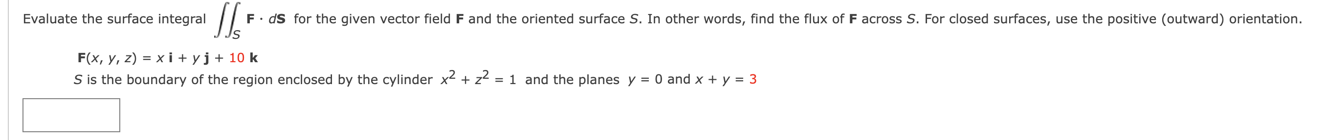 Solved Evaluate the surface integral Solo Fids for the given | Chegg.com