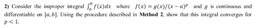 Solved Method 2 (Subtracting the singularity) Example: | Chegg.com