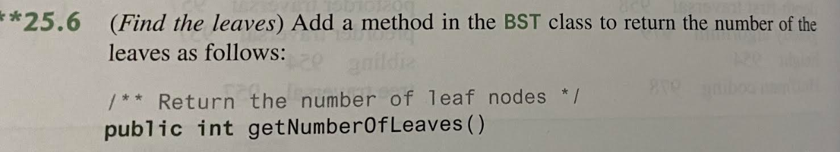 Solved In Java Public Class Bst