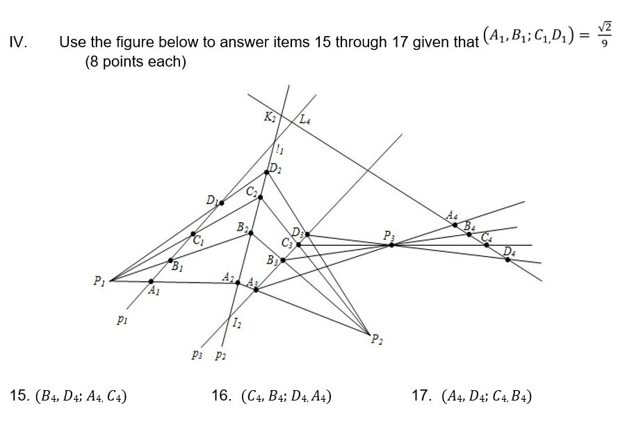 IV. Use the figure below to answer items 15 through | Chegg.com
