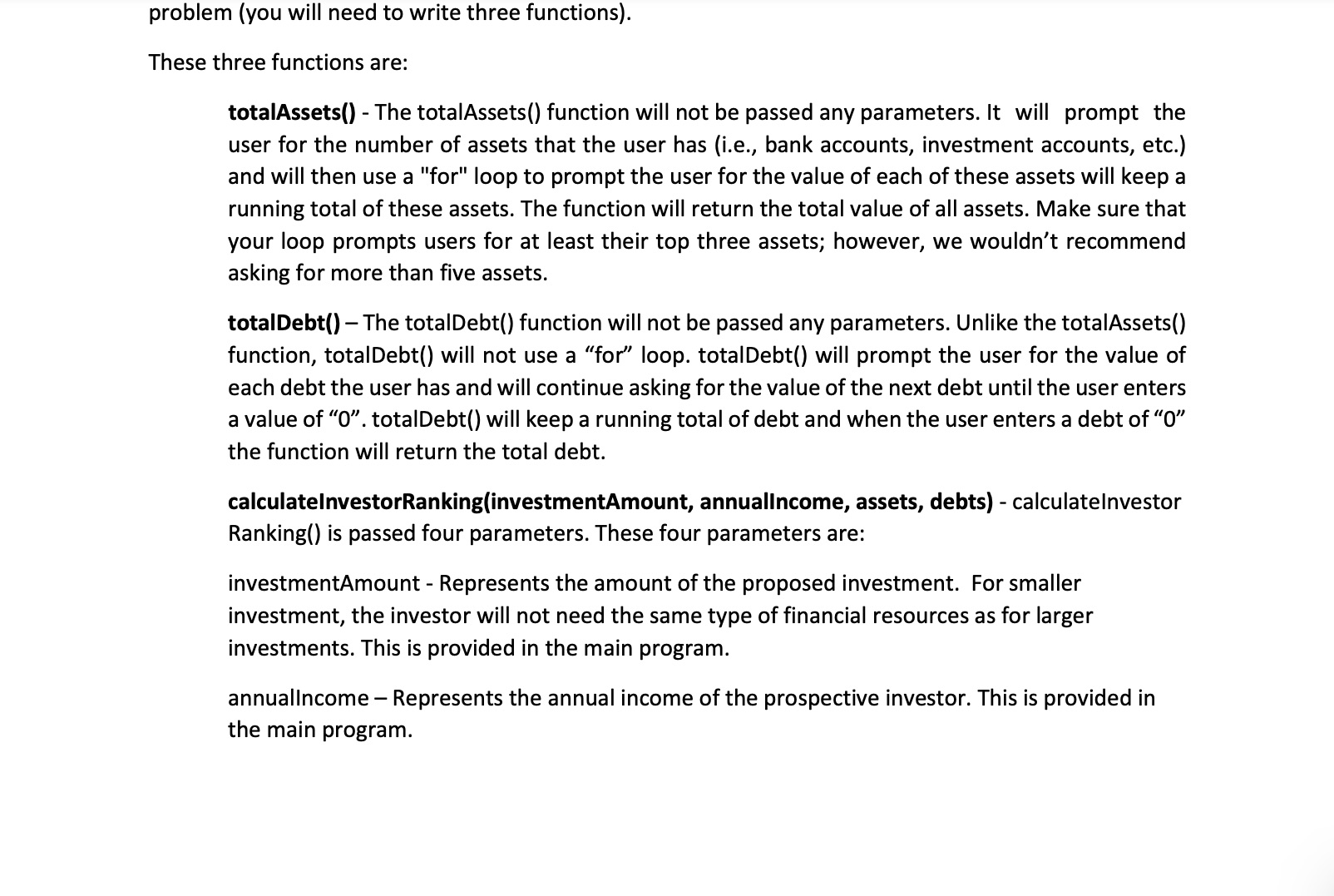 Solved Please review the directions for the program (below). | Chegg.com