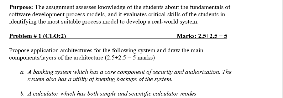 Solved Purpose: The assignment assesses knowledge of the | Chegg.com