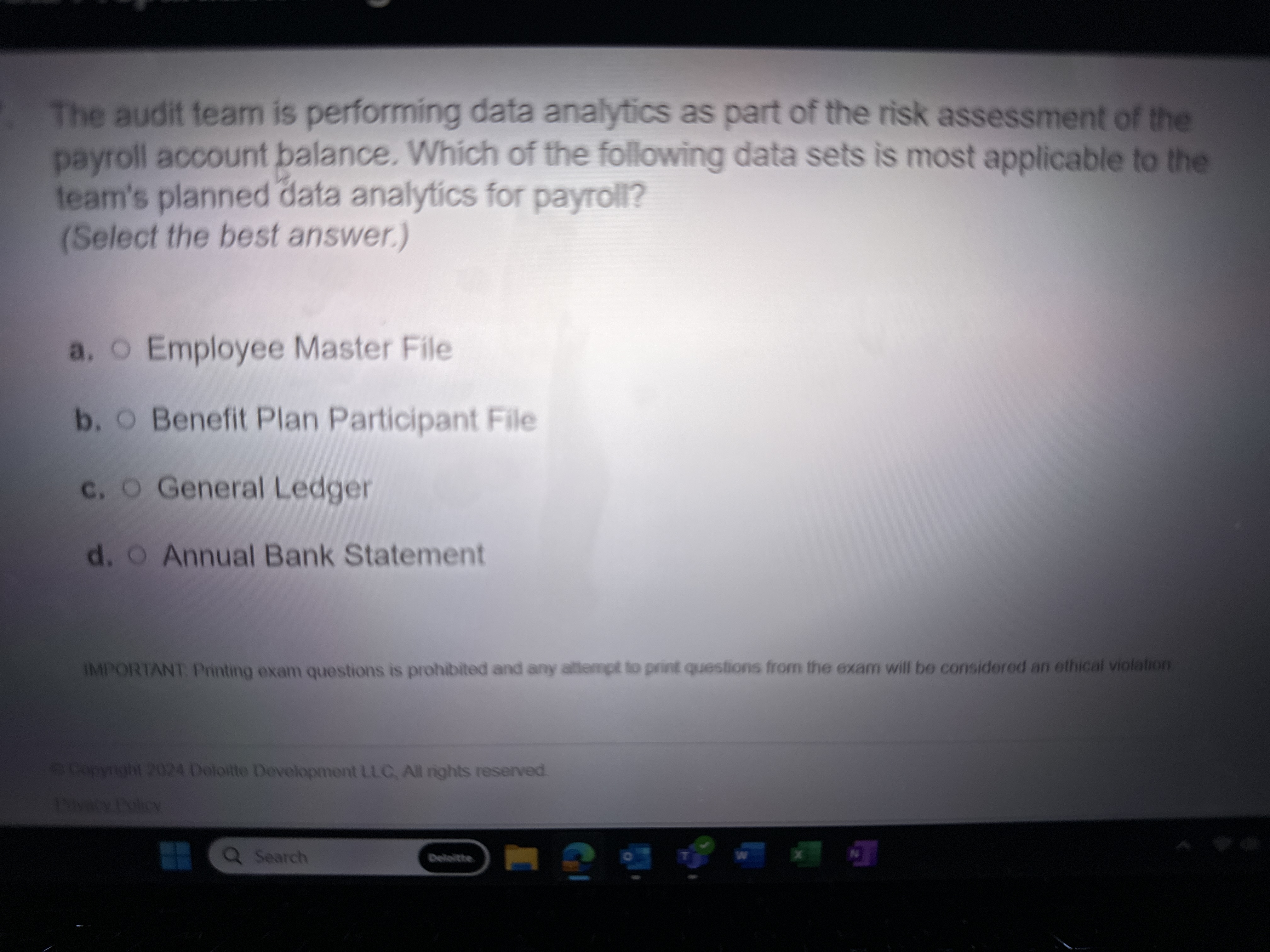 Solved The audit team is performing data analytics as part | Chegg.com