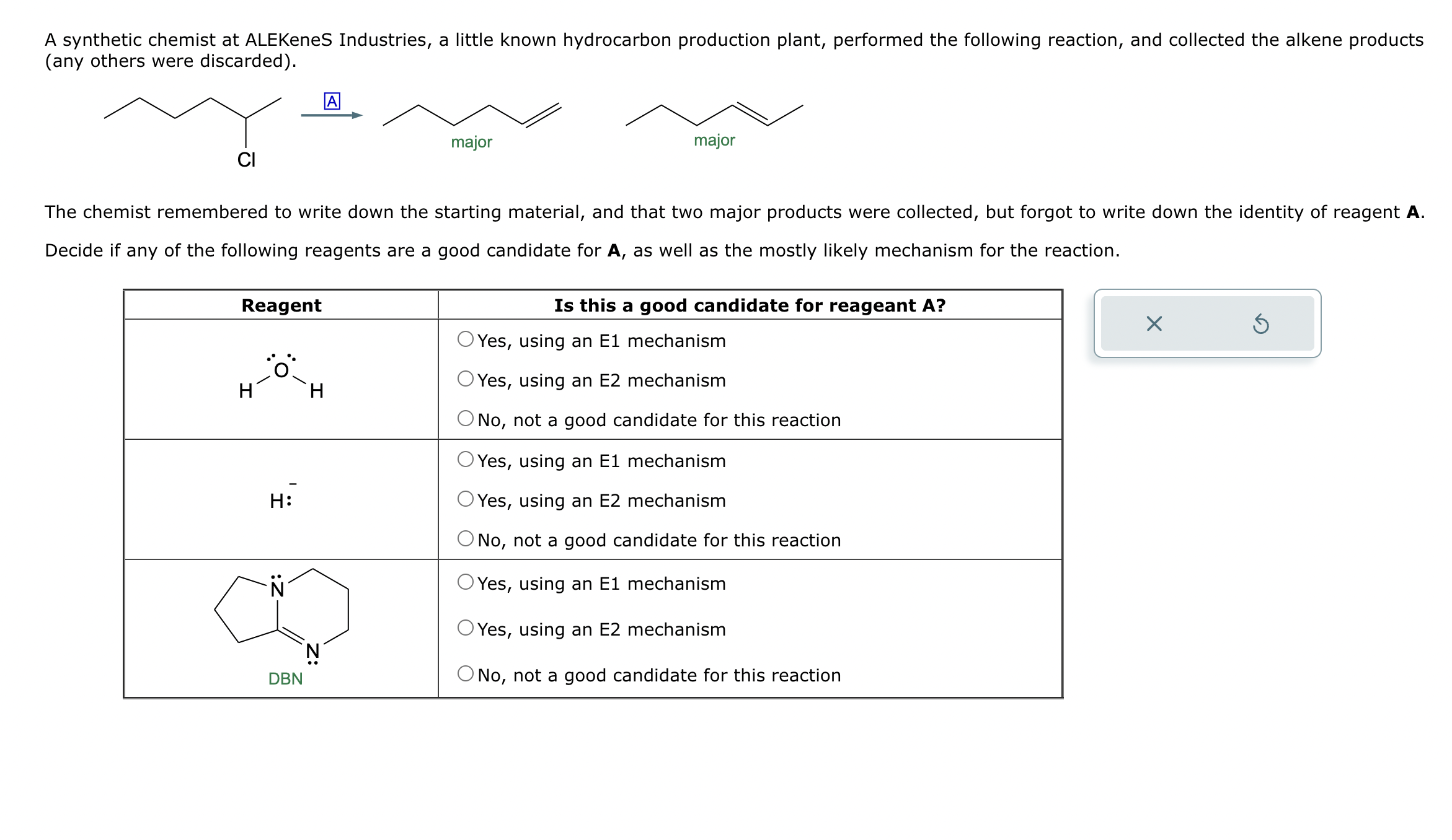 [Solved]: A synthetic chemist at ALEKeneS Industries, a lit
