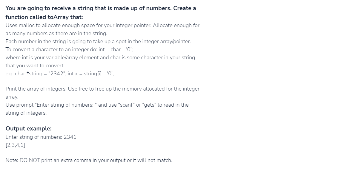 Solved You are going to receive a string that is made up of | Chegg.com
