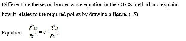 Solved Differentiate the second-order wave equation in the | Chegg.com