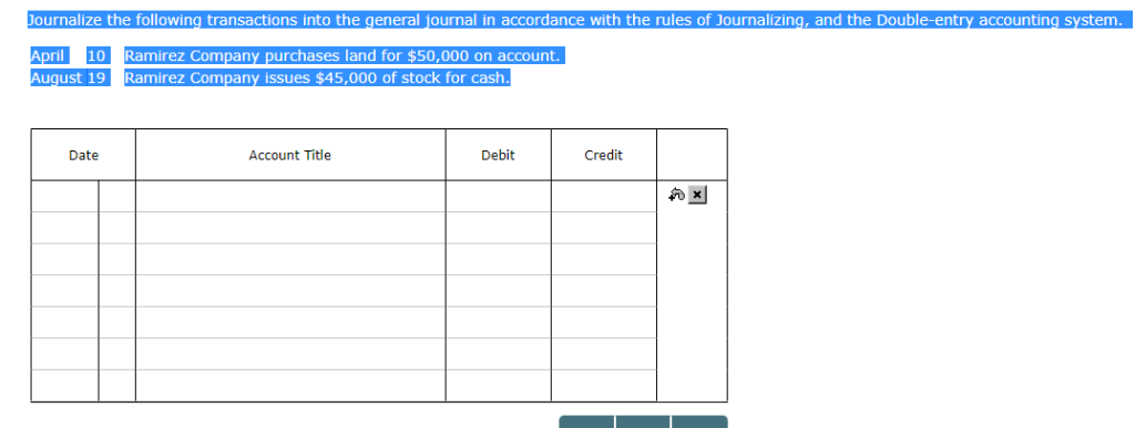 Solved Journalize the following transactions into the | Chegg.com