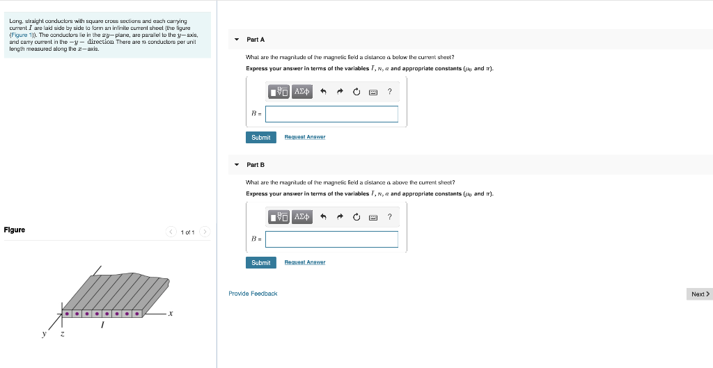 Solved Lang, straight conductors with square CROSS Sections | Chegg.com