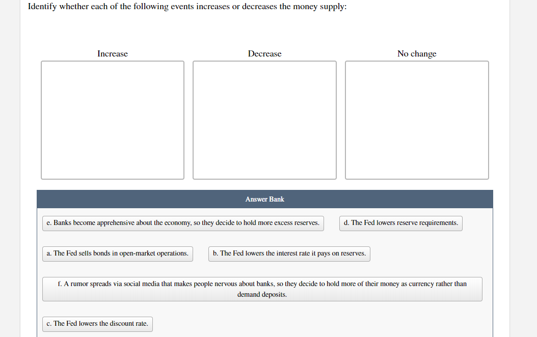 Solved Identify whether each of the following events | Chegg.com