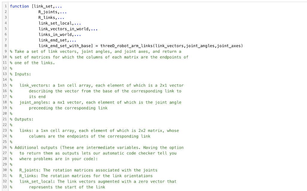 Use the build and place link functions you created | Chegg.com