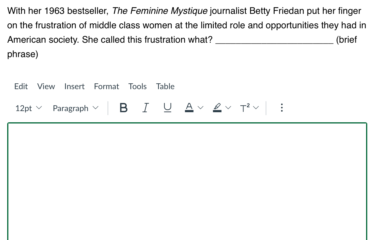 With her 1963 bestseller, The Feminine Mystique | Chegg.com