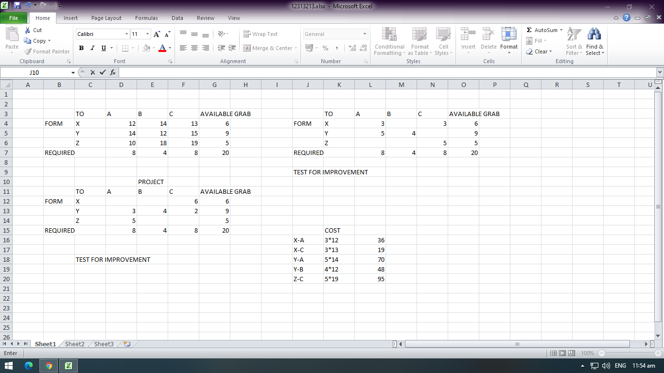 Solved 12313213.xlsx - Microsoft Excel File Home Insert Page | Chegg.com
