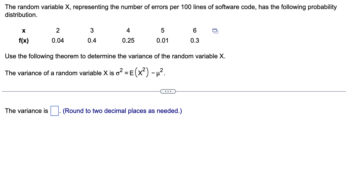 Solved The random variable X, representing the number of | Chegg.com