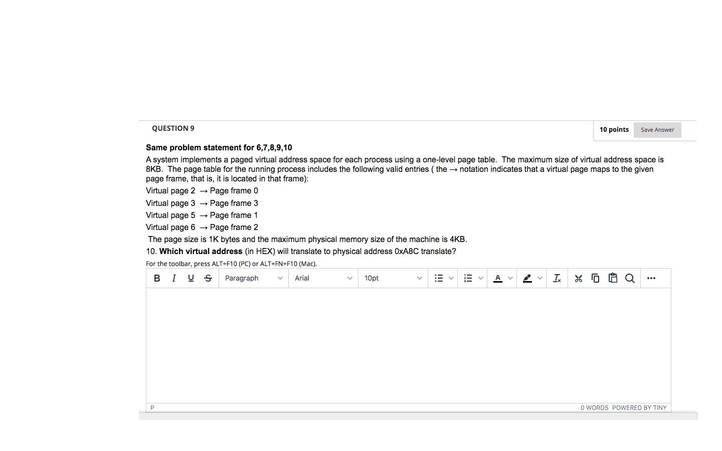 Solved Same problem statement for 6,7,8,9,10 A system | Chegg.com