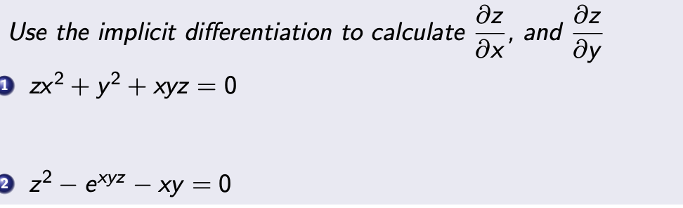 Solved Use The Implicit Differentiation To Calculate 8049