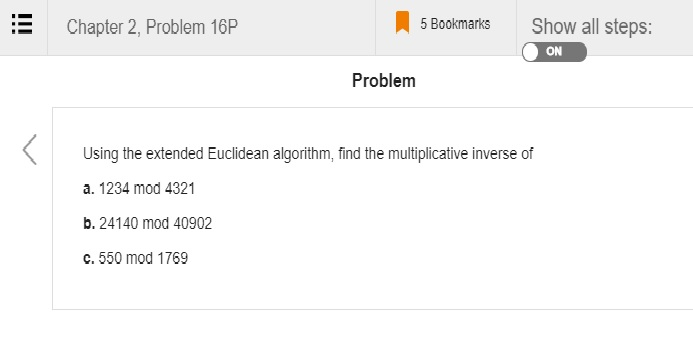 Solved Question problem 16 chapter 2 from this textbook | Chegg.com