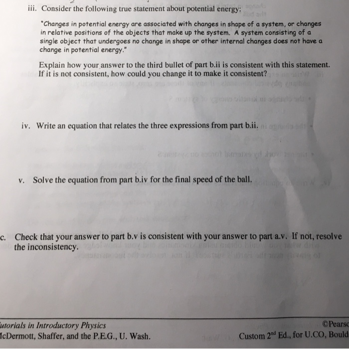 Consider the following true statement about potential | Chegg.com