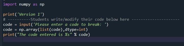 Solved Version 1: Partial Decoder Download and unzip the | Chegg.com
