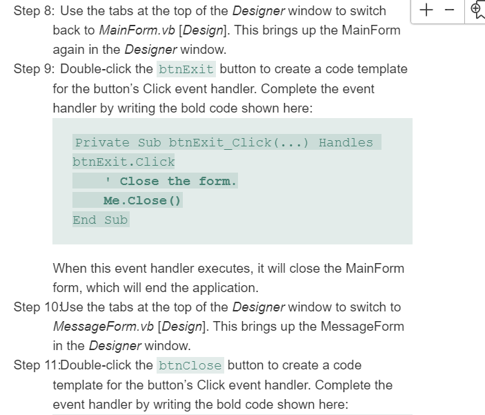 Solved I need the code for the tutorial as well as | Chegg.com