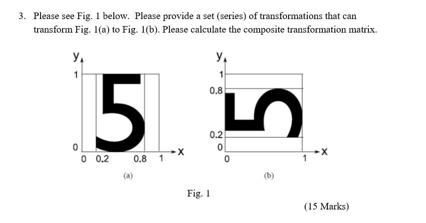 Solved Please see Fig. 1 below. Please provide a set | Chegg.com