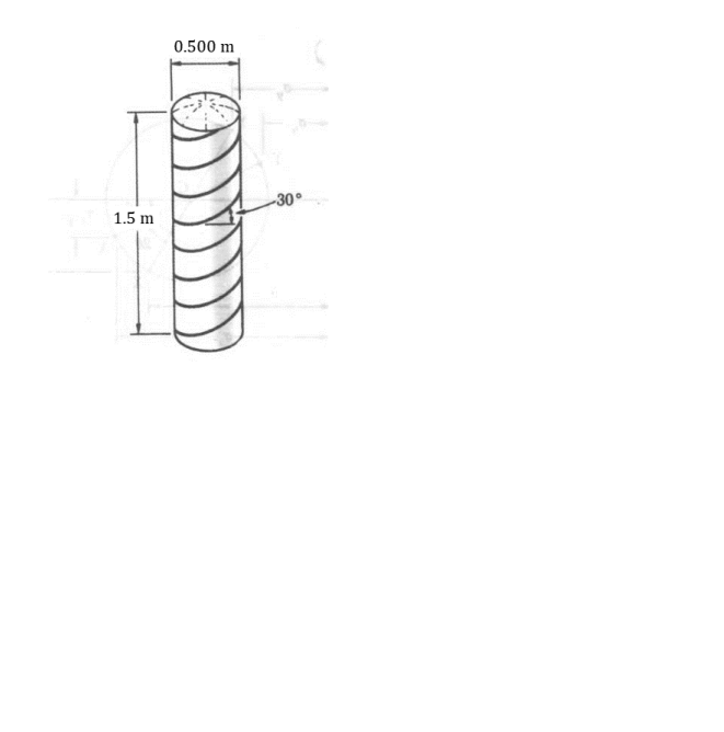 Solved The dimensions of the compressed air tank | Chegg.com