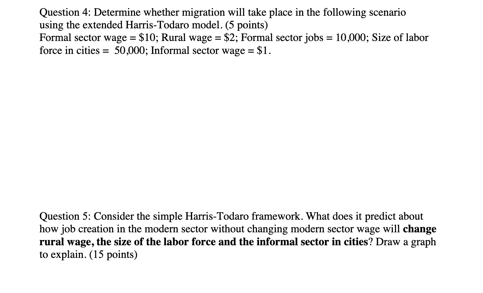 Solved Question 4: Determine whether migration will take | Chegg.com