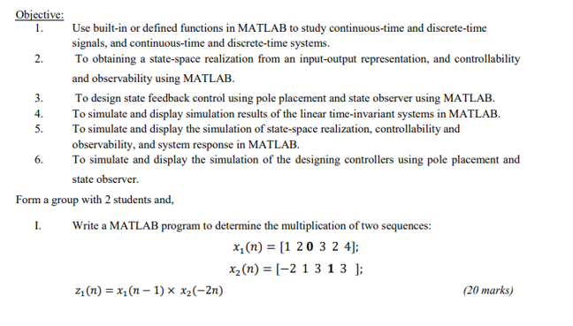 Solved 2. 3. 4. 5. Objective: 1. Use built-in or defined | Chegg.com