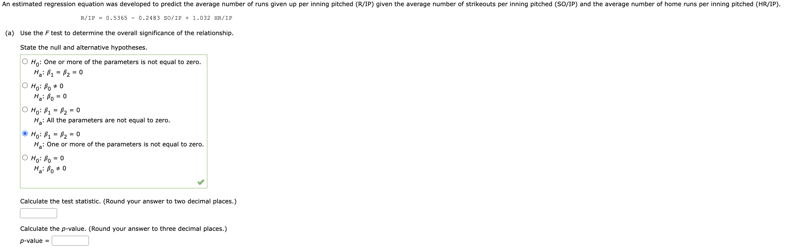 Solved Data showing the values of several pitching | Chegg.com