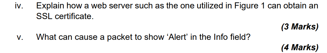 Solved Figure 1: Wireshark Capture iv. Explain how a web | Chegg.com