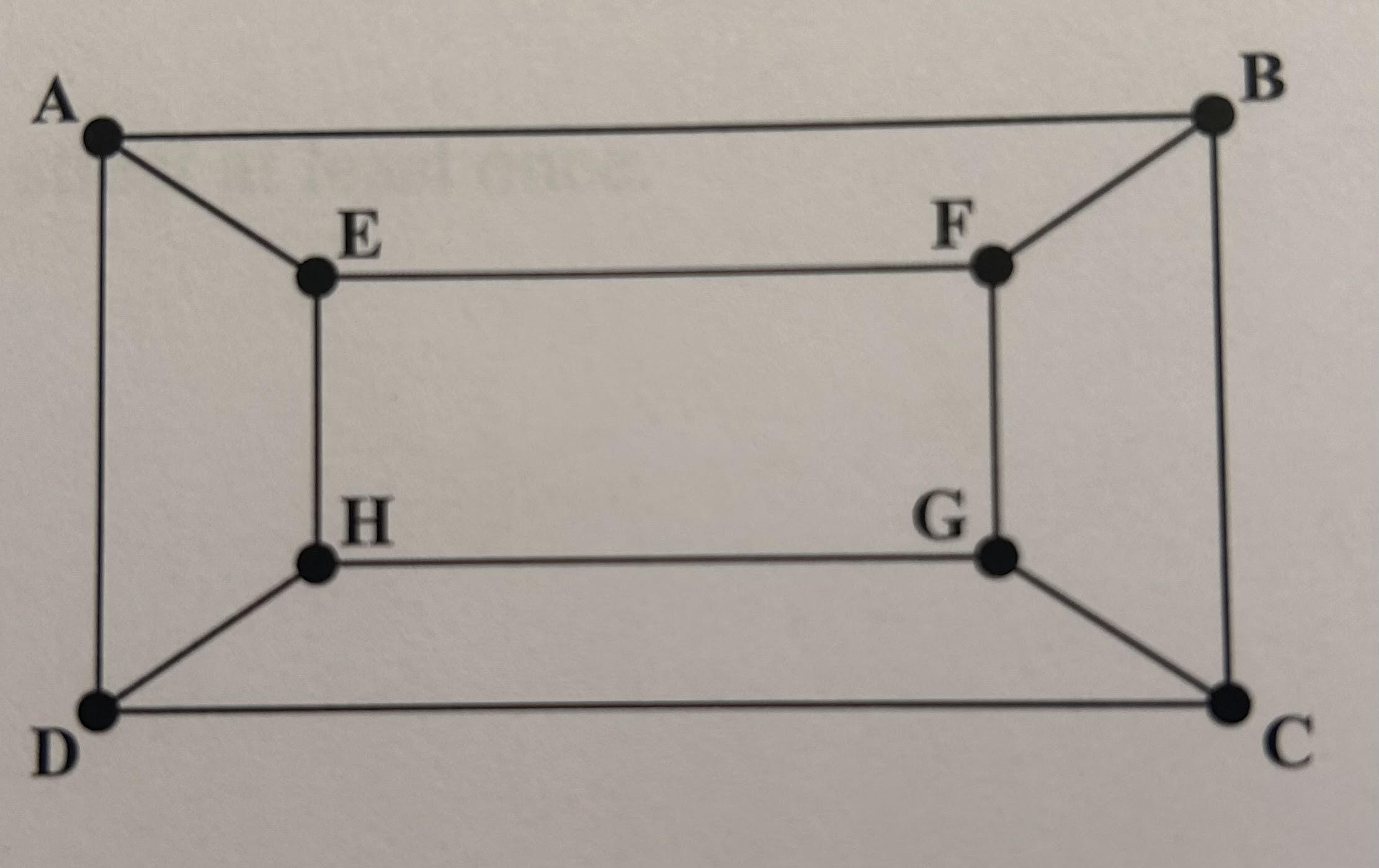 Solved First make sure the degree of each vertex, is circled | Chegg.com