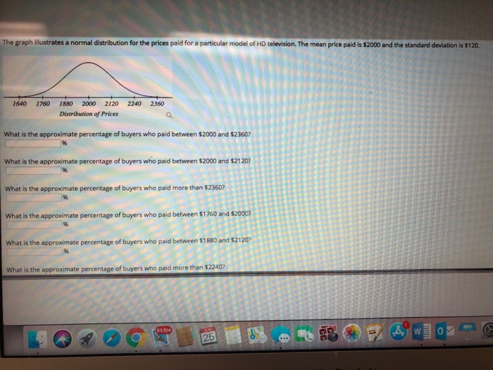 Solved The graph illustrates a normal distribution for the | Chegg.com