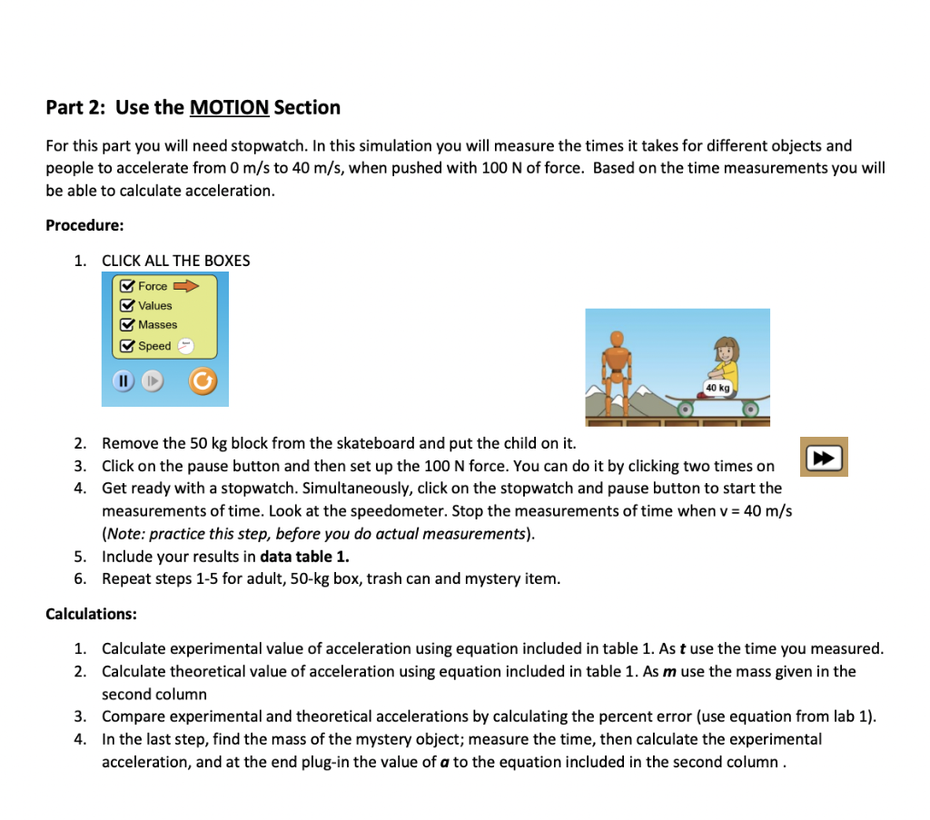 For this part you will need stopwatch. In this | Chegg.com