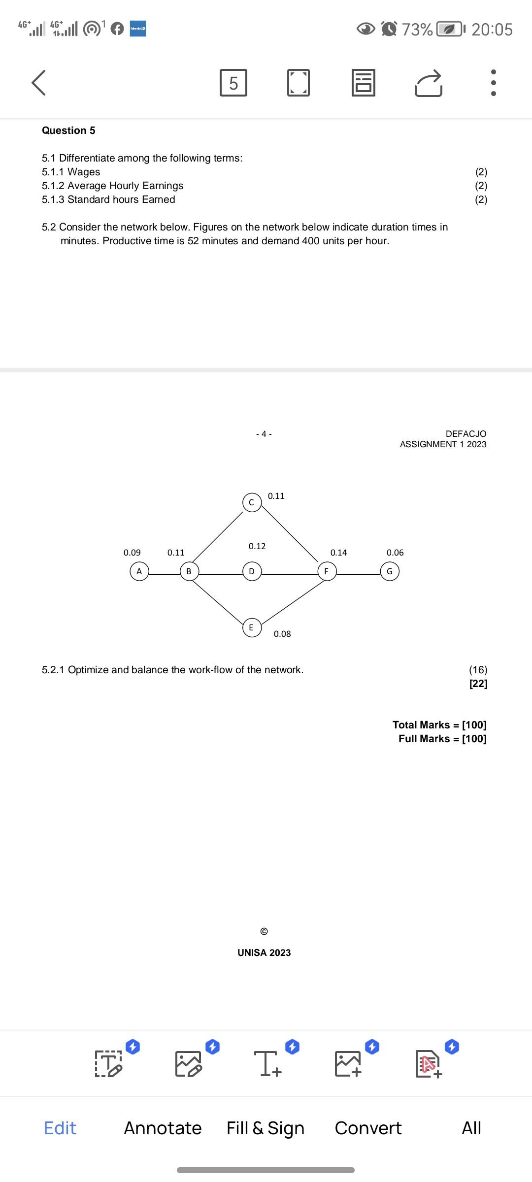 Solved consider the network below .Figures on the network | Chegg.com
