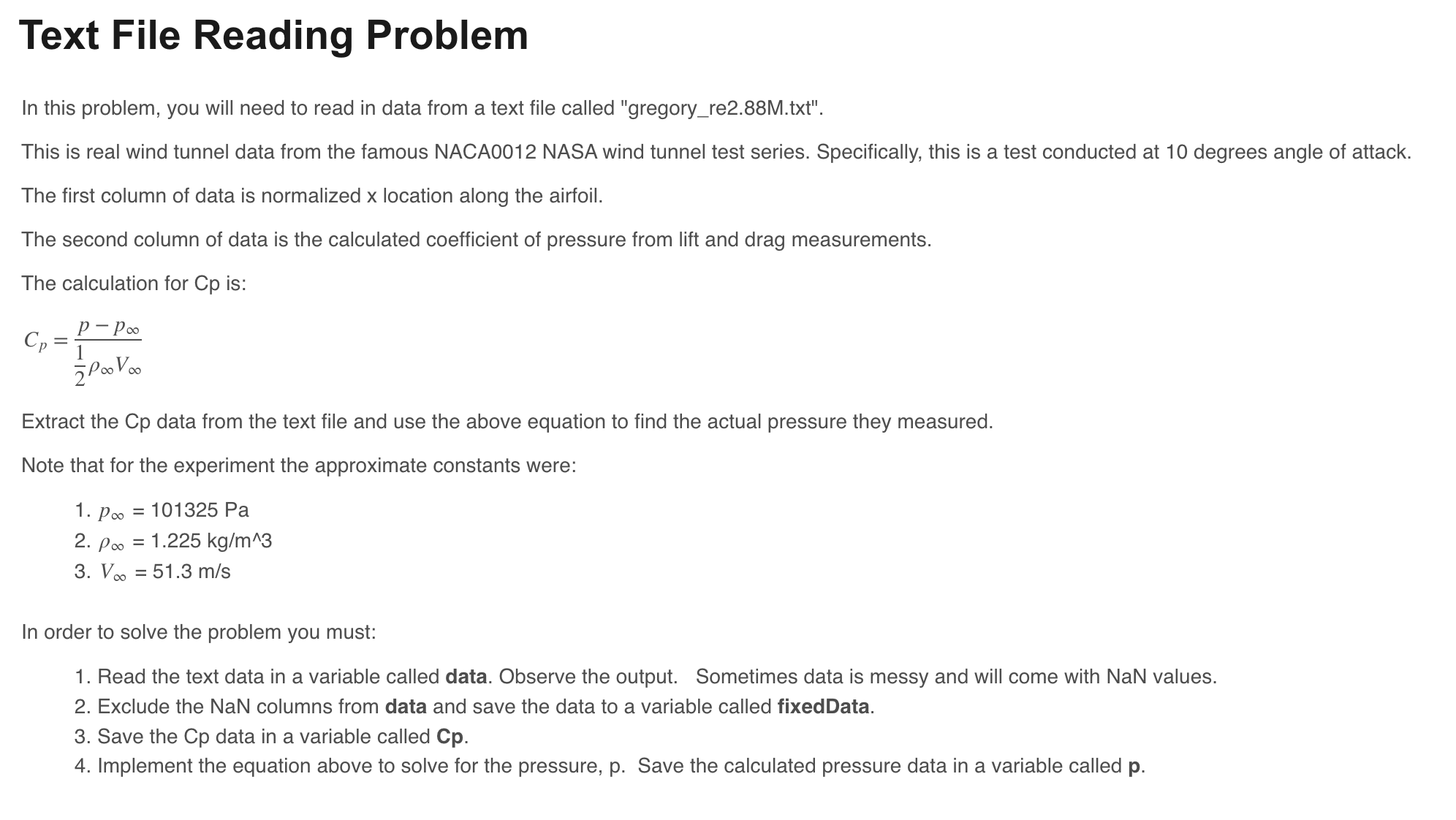 Solved Text File Reading ProblemIn this problem, you will | Chegg.com