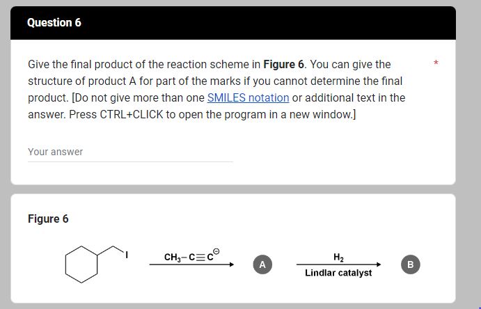 Solved Give the final product of the reaction scheme in | Chegg.com