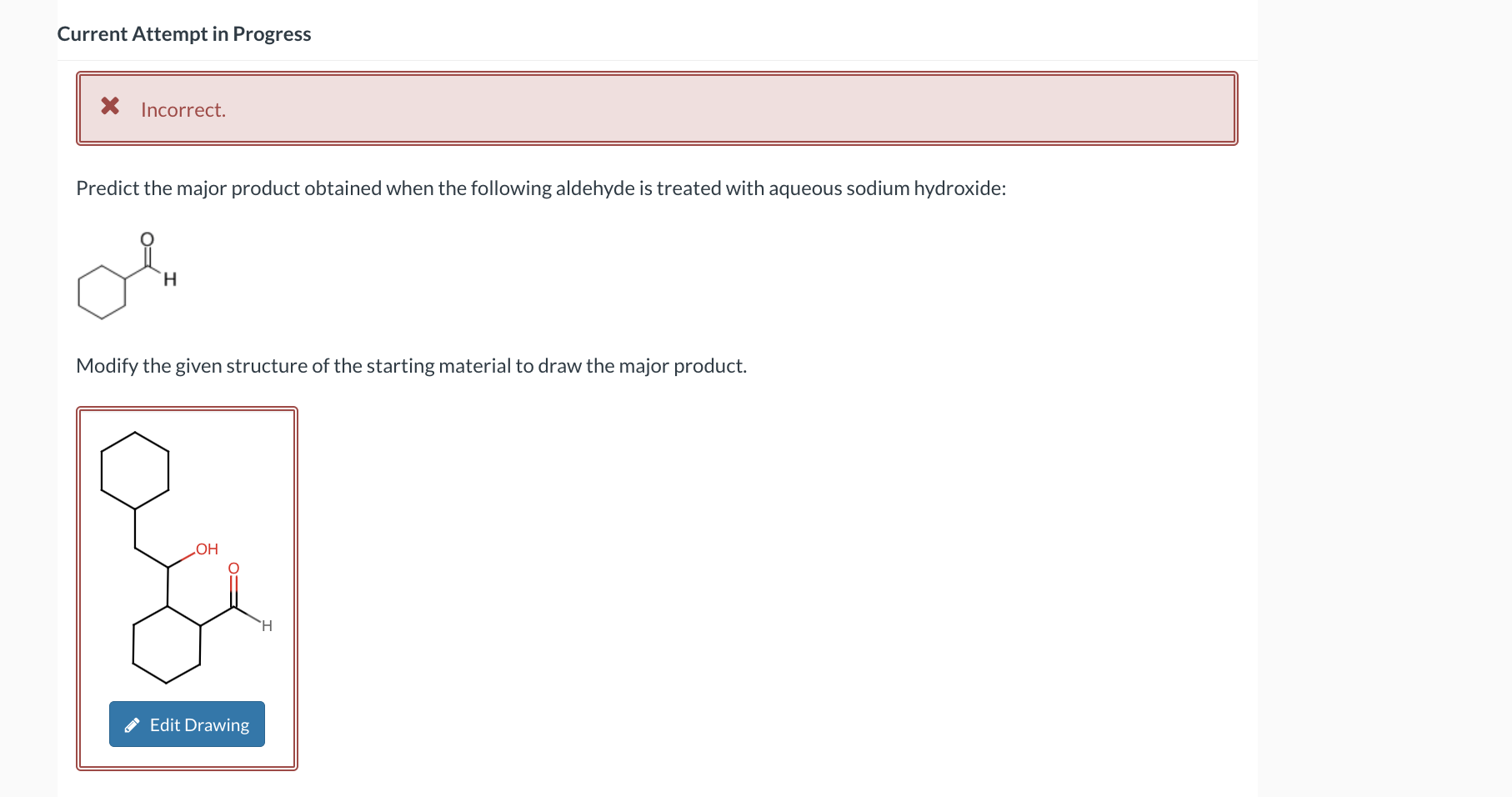 Solved Current Attempt in ProgressIncorrect.Predict the | Chegg.com