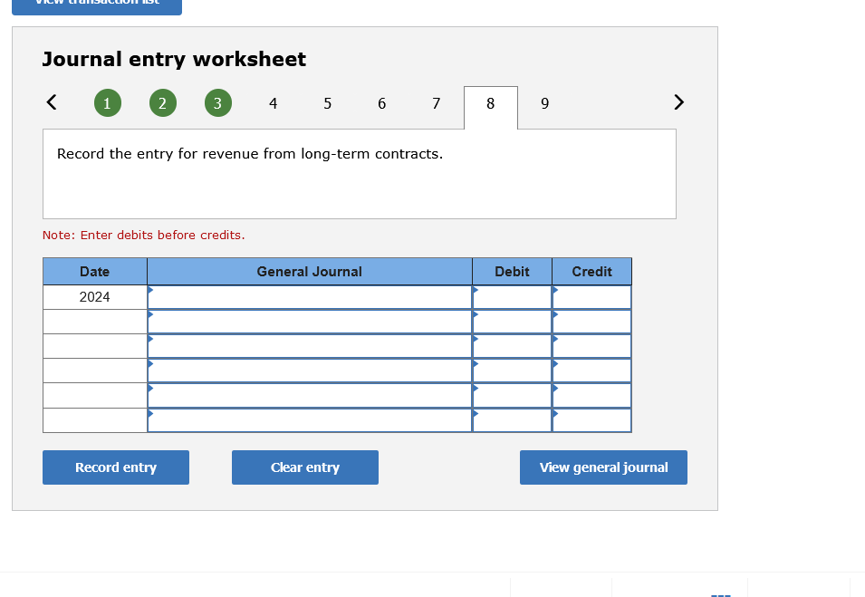 Solved Journal entry worksheet 1 (2) 4 6 Record the entry | Chegg.com