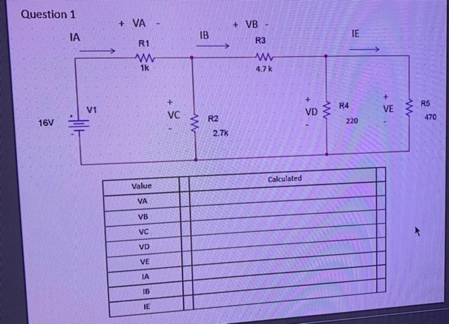 Solved Question 1 | Chegg.com