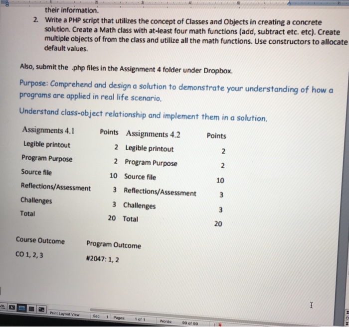 Solved 1. Write a PHP script that utilizes the concept of | Chegg.com
