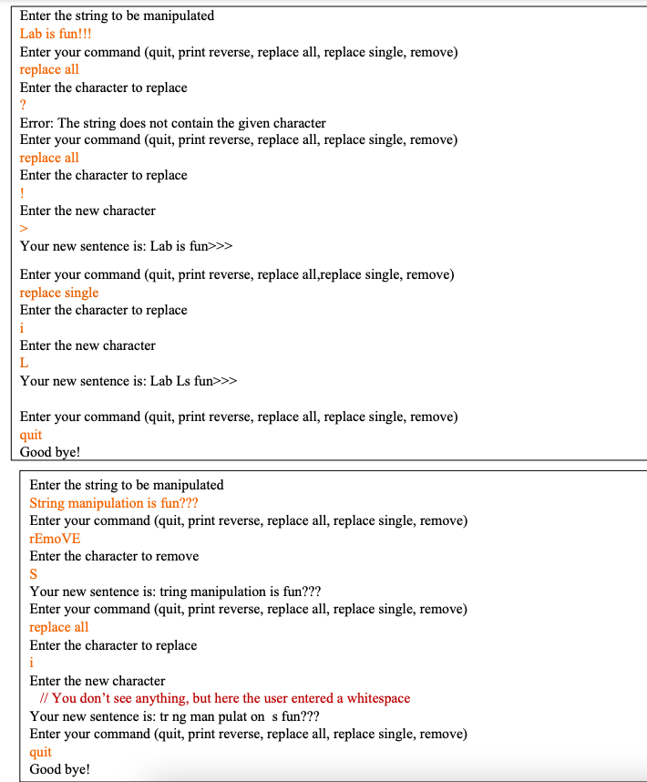 Solved Lab 4 Steps - MyStringManipulator Create a java file | Chegg.com