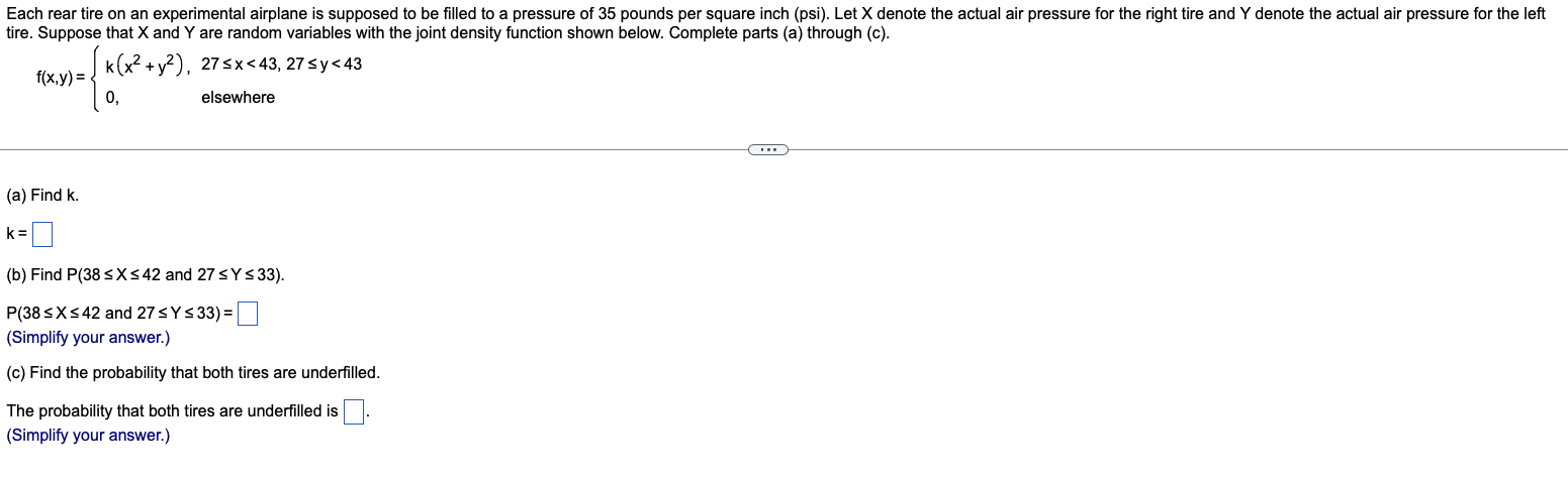 Solved tire. Suppose that X and Y are random variables with | Chegg.com