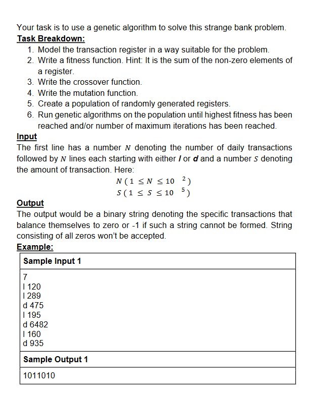 Solved MUST DO THE CODE IN PYTHON. Please go through the | Chegg.com