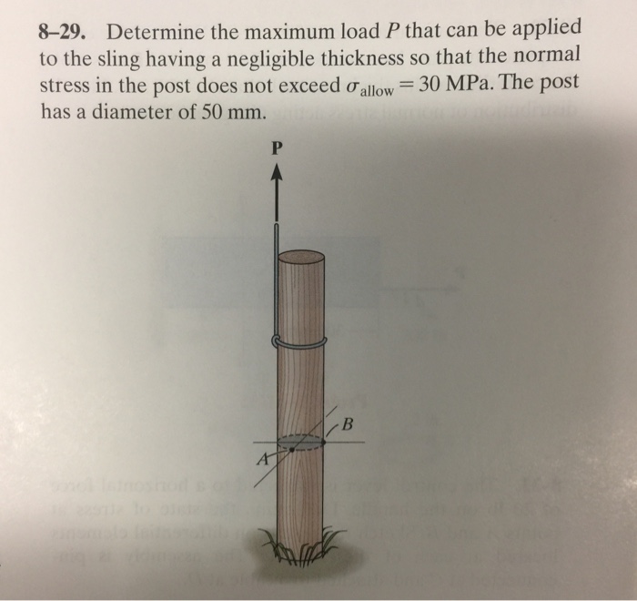 Solved 8-29. Determine the maximum load P that can be | Chegg.com