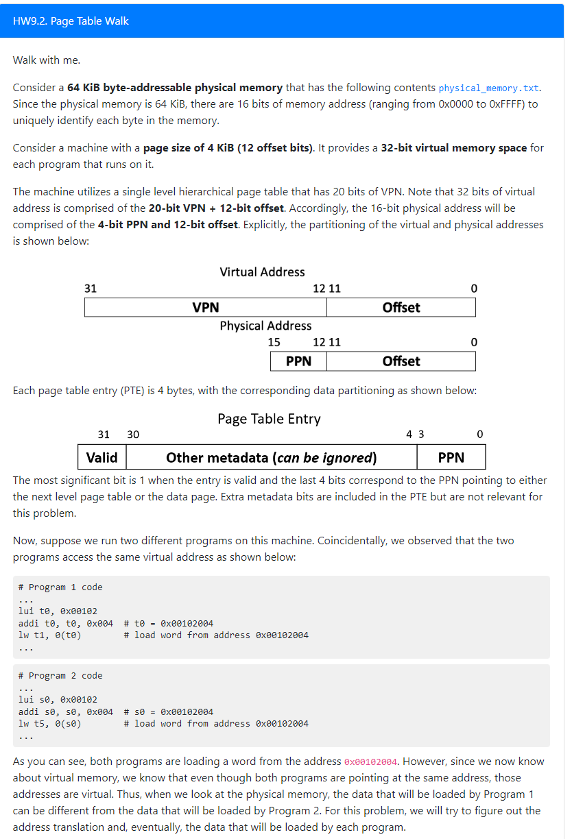 Walk with me. Consider a 64 KiB byte-addressable | Chegg.com