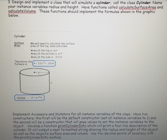 Solved 3 Design And Implement A Class That Will Simulate A 2257