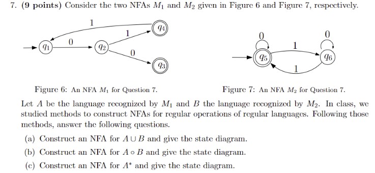 Solved 5. (18 points) Consider the following three | Chegg.com