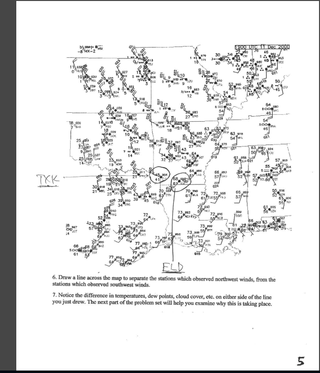 Surface Weather Map Analysis In weather, it is | Chegg.com