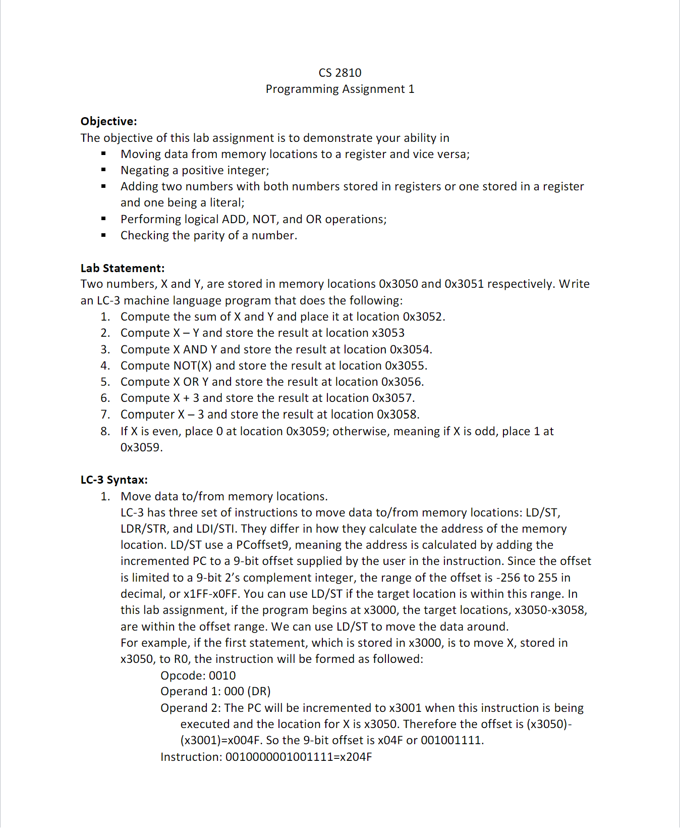 Solved Objective: The objective of this lab assignment is to | Chegg.com